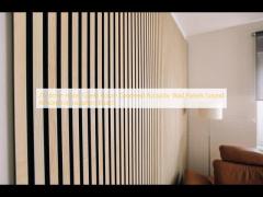 28/4mm Hotel Gastenkamer Groeven akoestische wandpanelen geluidsabsorptie isolatie board