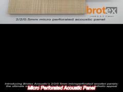 2/2/0.5mm 4'x8' auditorium microperforated wooden sound absorbing wall acoustic panels