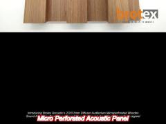 2/2/0.5mm Diffusore Auditorium pannelli acustici a parete microperforati ad assorbimento sonoro in legno
