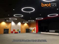 4'x8' Auditorium Oak Veneer Timber Microperforated Sound Absorbing Wall Acoustic Panels