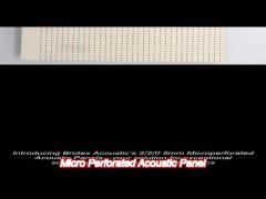 Dance Room Ceiling Tile 2/2/0.5mm Microperforated Acoustic Panels Soundproofing Board