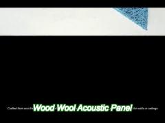 Pannello acustico in lana di legno personalizzabile per diverse dimensioni e colori del pannello