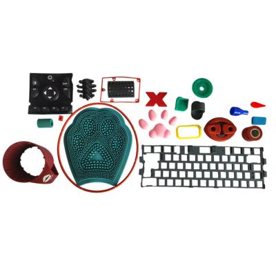 China Almofada impermeável do botão da borracha de silicone para o interruptor do teclado multifuncional à venda