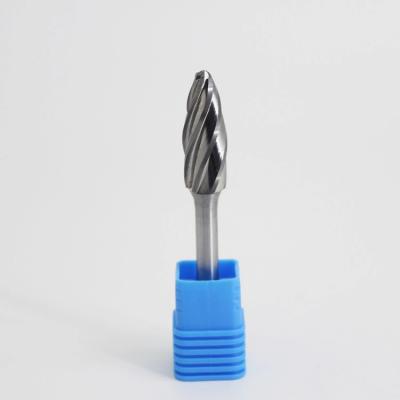 China SH Flame Finishing Bur Power Carving Bits For Wood Carbide Rotary Burrs for sale