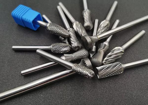 Quality 60HRC Solid Carbide Rotary Burr  Long Shank Carbide Burr Good Grinding Effect 3-25MM for sale