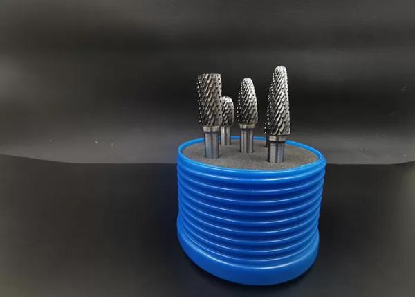 Quality Pointed Tree Shape 6MM Shank Tungsten Carbide Rotary Burrs YG10/YG12 for sale