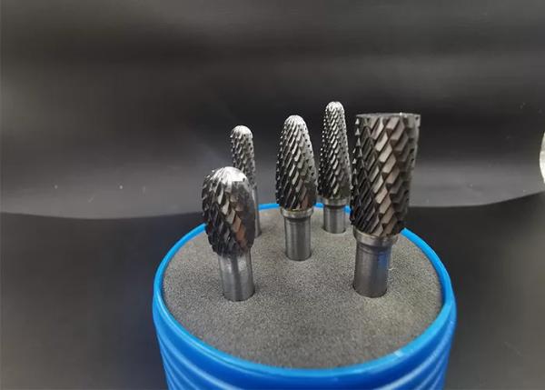 Quality Pointed Tree Shape 6MM Shank Tungsten Carbide Rotary Burrs YG10/YG12 for sale