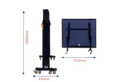 China Purple MDF Top Table Tennis Folding Table , Standard Single Competition Ping Pong Table for sale