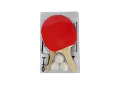 Cina Racchette e palle con i pipistrelli di ping-pong della rete del palo gomma spugna di legno del pioppo di 7 pieghe in vendita