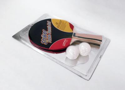 Cina Il ping-pong ha messo 1 racchetta con 2 palle bianche in bolla che imballa non la gomma del brufolo della spugna fuori in vendita