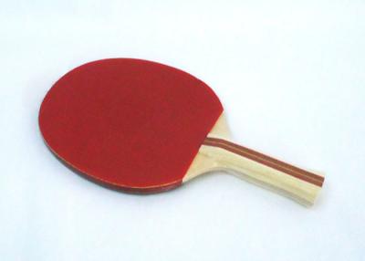 Cina Brufolo di gomma della spugna delle racchette professionali gialle di ping-pong in compensato del tiglio in vendita