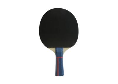 Cina Maniglia di colore delle racchette di ping-pong del compensato del pioppo 6mm con la gomma invertita di ITTF in vendita