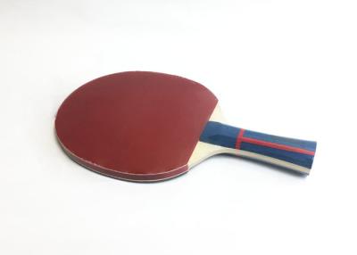 Cina Maniglia di colore delle racchette di ping-pong del compensato del pioppo 6mm con la gomma invertita di ITTF in vendita