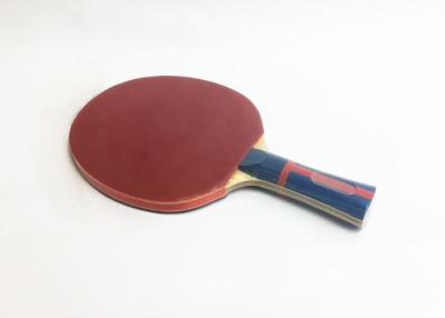 Cina Maniglia di colore delle racchette di ping-pong del compensato del pioppo 6mm con la gomma invertita di ITTF in vendita