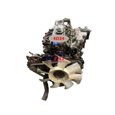 China 4D34 Diesel Engine for Mitsubishi Canter 4D33 4D32 Japan Used Complete Original Low Mileage Motor à venda