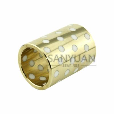 China Bronze Marine Graphite Machined Cast Bronze Guide Bushing Sliding Bearing DIN for sale