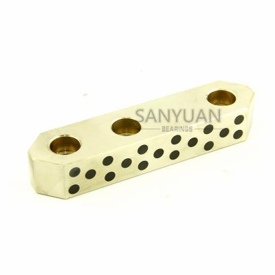 China Copper Wear Plate  Guide Plate  Bronze Oill Free Guide Bushing Sliding Bearing DIN Oilless Bushing for sale