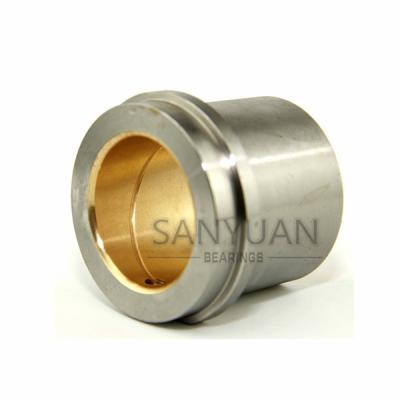 China Bimetal Bushing  Bronze Oill Free Guide Bushing Sliding Bearing Customize Oilless Bushing for sale