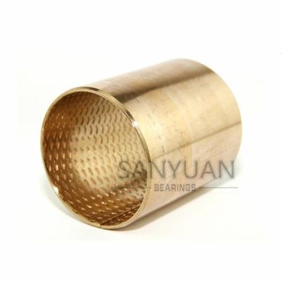 China Rolled Bushing Wrapped  Bronze Oill Free Guide Bushing Sliding Bearing Customize Oilless Bushing for sale