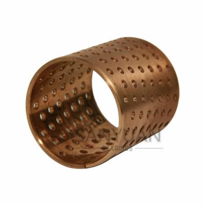 China Rolled Bushing Wrapped  Bronze Oill Free Hydraulic Bush Sliding Bearing Customize Oilless Bushing for sale