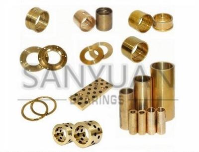 China Bronze Oill Free Hydraulic Bush Sliding Bearing Customize Oilless Bushing DIN Customize Bearing for sale
