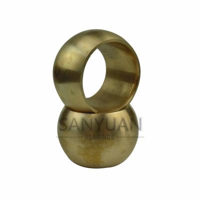 China Bronze Oill Free Hydraulic Bush Sliding Bearing Customize Oilless Bushing DIN Customize Bearing for sale