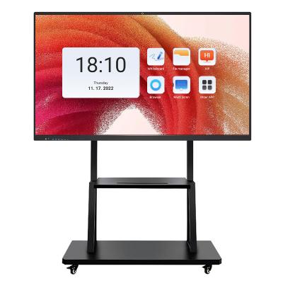 China Qtenboard Klassenzimmer 65 75 86 98 Zoll interaktives digitales Whiteboard Smart Board Konferenzbrett elektronisches Touchscreen-Panel zu verkaufen