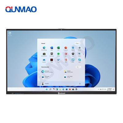 中国 Qtenboard 4K 3840*2160 75インチ 高精度赤外線20点タッチ カスタムインタラクティブパネル ホワイトボード 販売のため