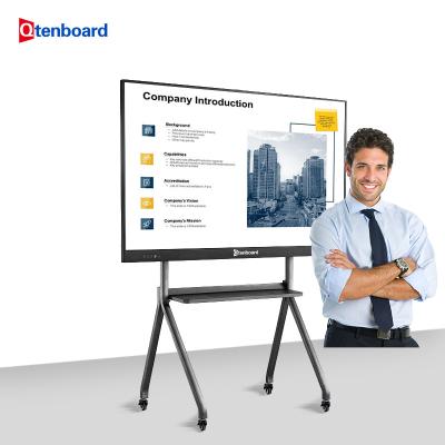 China 4K UHD Ingebouwd Android & Windows Dual System Interactief Digitaal Whiteboard for sale