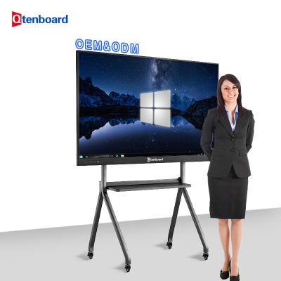 China Echtzeit-Annotation Vorlesungssaal eingebaute Lautsprecher Interaktives digitales Whiteboard zu verkaufen