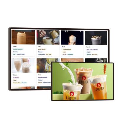 China Qtenboard Popular Touch Screen 15.6 Inch Self Service Order Kiosk Desktop Cash Payment Kiosk for Check in Check Out Kiosk Te koop