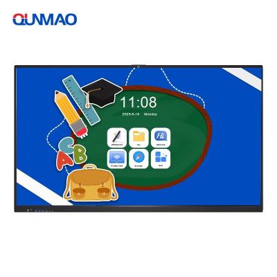 China Paneles interactivos planos táctiles con lápiz y dedo de 55, 65 y 75 pulgadas, pizarras inteligentes interactivas en venta