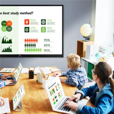 China 55 Inch Interactieve Tv Touchscreen Whiteboard Flat Panel Whiteboard Interactief Smartboard voor Klaslokaal Prijs Te koop