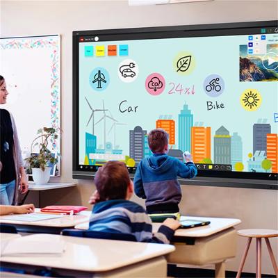 China Wholesale Price 75 86 98 Inch Electronic Black Board Interactive Smart Board Nano Blackboard for sale