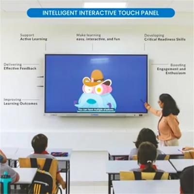 China Qtenboard IWB IR Interactief Whiteboard Smart White Board Finger Touch Whiteboard 86 96 102 Inch Whiteboard Te koop