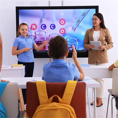 China Wholesale Popular Interactive 75 Inch Touch Screen Interact Multi Mouth 4k Interactive Flat Panel for Education for sale