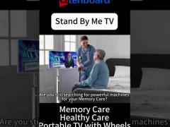 Memory Care Tools Prevent Dementia Album Game Stand by Me TV Tablet TV on Stand