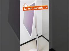 Qtenboard 21.5 24 27 32 дюймовый Iptv 4k сенсорный экран телевизор Android 14 беспроводной перезаряжаемый портативный телевизор планшет