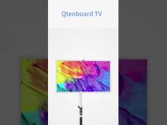 Qtenboard Interactieve 21,5 27 32 inch Smart Mobiele Touchscreen Draagbare TV 2k HD Display Android 13 Rolbare TV-standaard Draagbaar