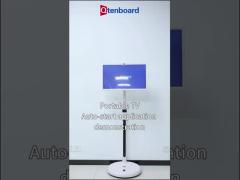 Qtenboard 4+64 Touch Screen Floor Standing Portable TV Smart TV Screen Mini Size Android Draadloos Portable Smart TV voor thuis