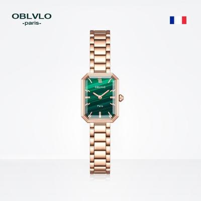 China Square Mother Of Pearl Dial Ladies Quartz Watch Mesh Milanese Metal Strap 4 Colors Minimal Luxury Women Dress Wrist Watch Gift for sale