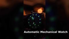 Automatic Mechanical Watch for Men 40mm Stainless Steel Luminous Dial Custom Logo OEM Wristwatch