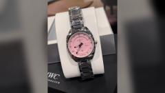 Pink Dial Luxury Wrist Watch, Soft Elegant Style Matches Daily Outfits Perfectly