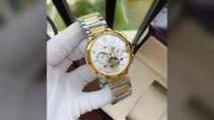 Two Tone Tourbillon Quartz Watch