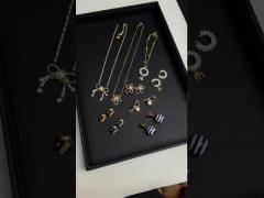 Bow Flower Pearl Jewelry Collection Necklaces & Earrings for Women