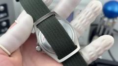 GMT Diver Sports Watch Nylon Strap 200M Waterproof Chronometer Mechanical Wrist Watch