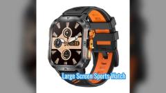 Ultimate Large Screen Sports Watch with Bluetooth Calling