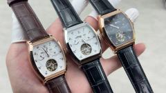 Luxury Tonneau‑Shaped Tourbillon Men Watch | Mechanical Skeleton Wristwatch for Wholesale