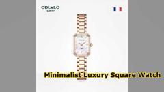 Elegant Square Mother of Pearl Watch for Women