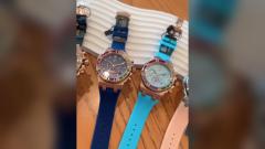 Rainbow Bezel Chronograph Sports Watch